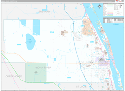 Indian River County, FL Wall Maps - MapSales
