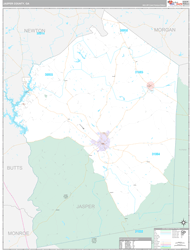 Jasper County, GA Wall Maps - MapSales