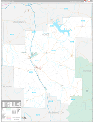 Noble County, OH Wall Maps - MapSales