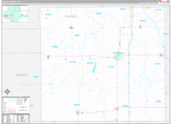 Sumner County, KS Wall Maps - MapSales