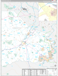 Washington County, PA Wall Maps - MapSales