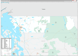 Whatcom County, WA Wall Maps - MapSales