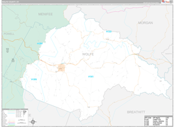 Morgan County, KY Wall Maps - MapSales