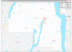 Yates County, NY Wall Maps - MapSales