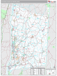 Dutchess County Metro Area, NY Wall Maps - MapSales