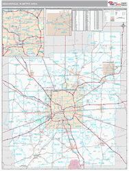 Indianapolis Metro Area, IN Maps