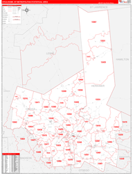 Utica-Rome Metro Area, NY Wall Maps - MapSales