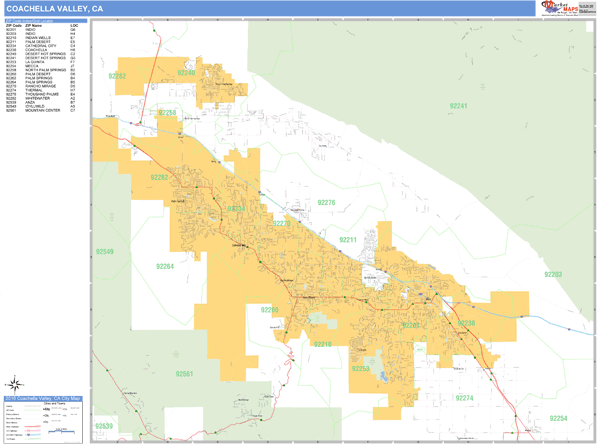 Maps of Coachella Valley California - marketmaps.com