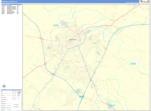 Maps of Bowling Green Kentucky - marketmaps.com