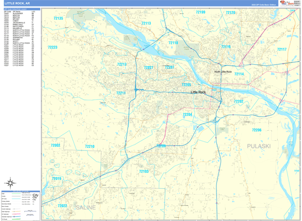 Maps of Little Rock Arkansas - marketmaps.com