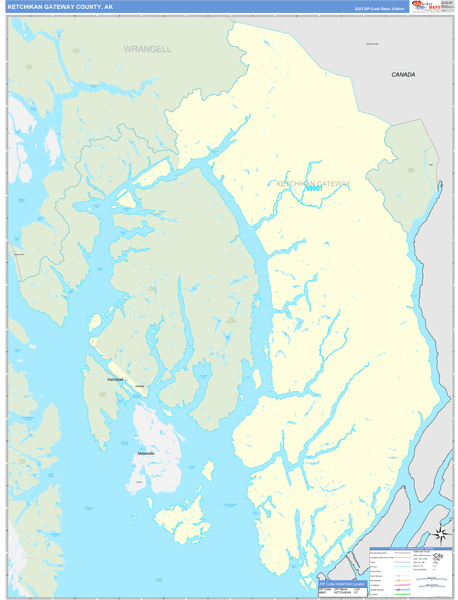 Maps of Ketchikan Gateway Borough (County) Alaska - marketmaps.com
