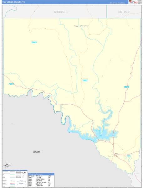 Maps of Val Verde County Texas - marketmaps.com