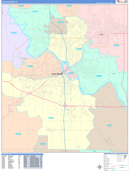 Maps of Cedar Rapids Iowa - marketmaps.com