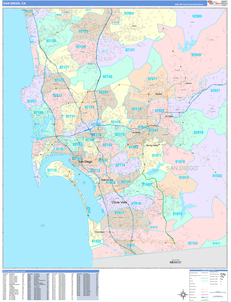Maps of San Diego California - marketmaps.com