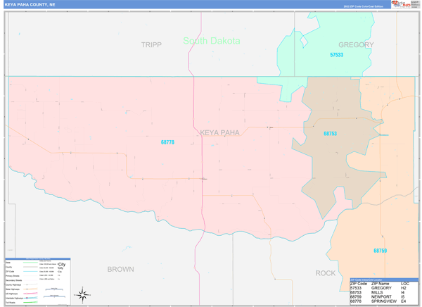 Maps of Keya Paha County Nebraska - marketmaps.com
