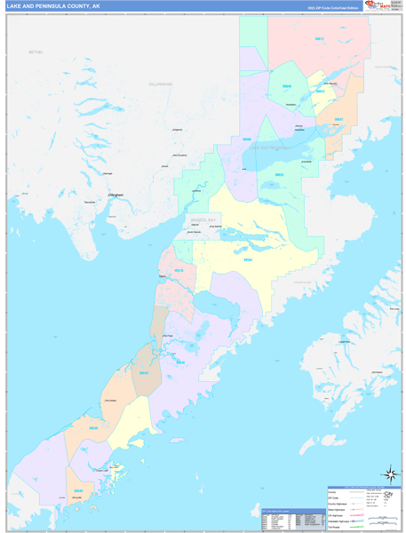 Maps of Lake And Peninsula Borough (County) Alaska - marketmaps.com