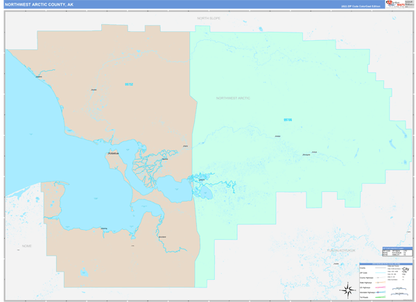 Maps of Northwest Arctic Borough (County) Alaska - marketmaps.com
