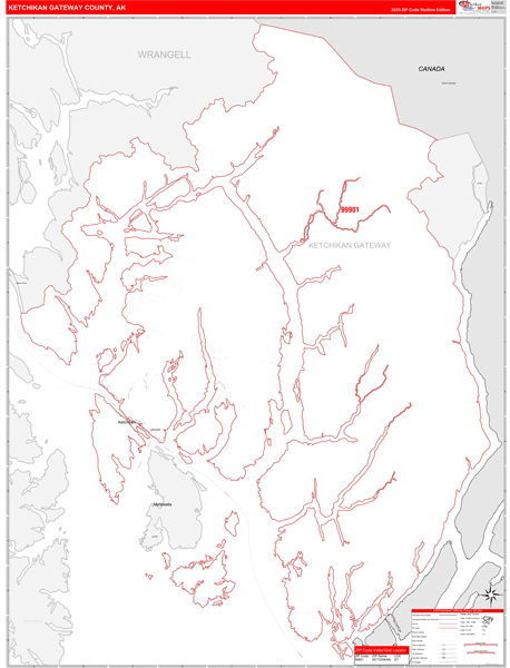 Maps of Ketchikan Gateway Borough (County) Alaska - marketmaps.com