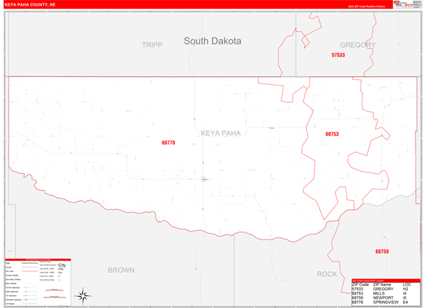Maps of Keya Paha County Nebraska - marketmaps.com